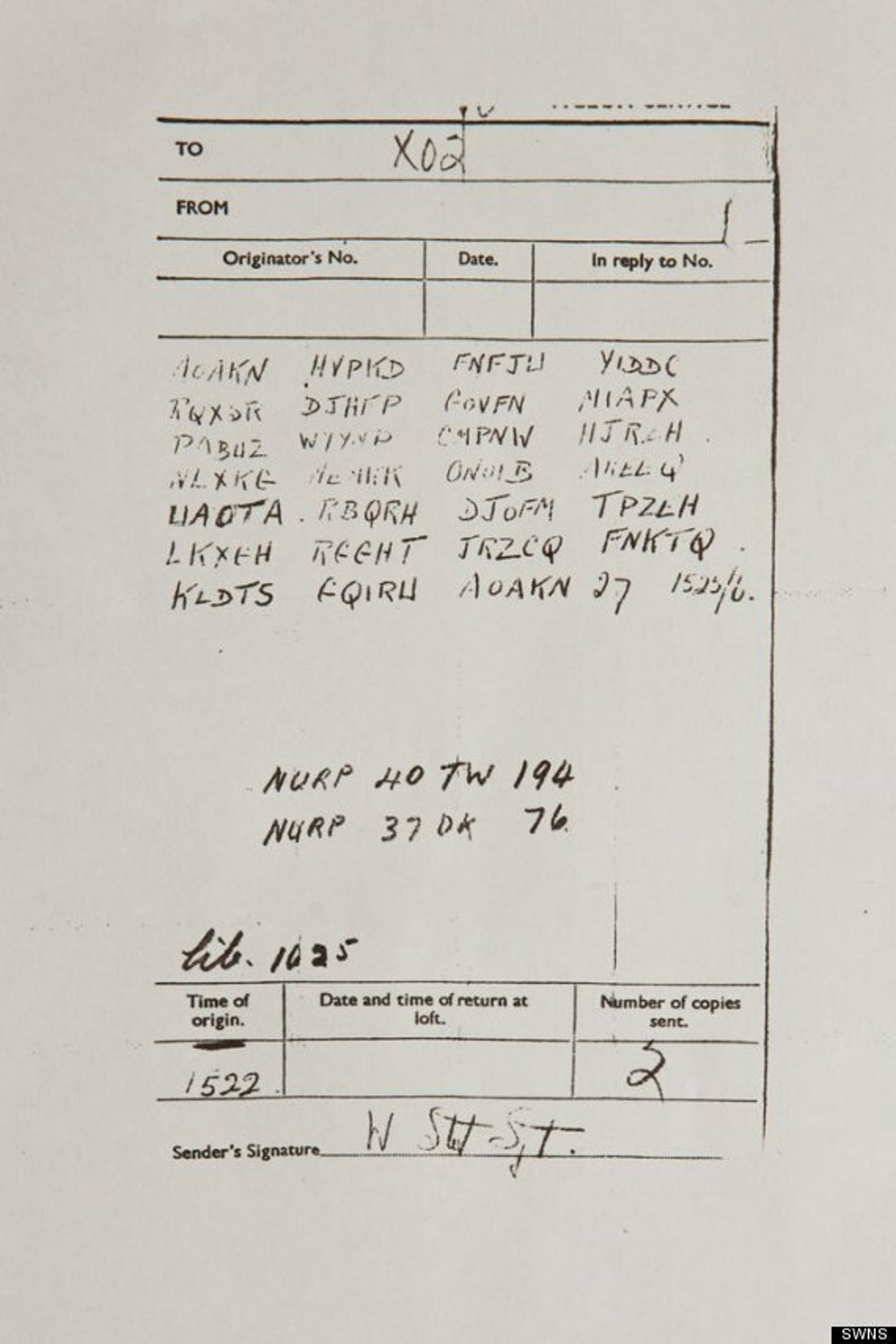 GCHQ Can't Crack Pigeon's Secret Wartime Code (PICTURES) | HuffPost UK ...