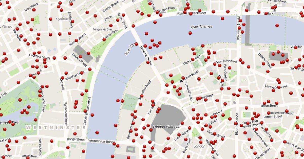 Bomb Sight Map Of The Blitz Unveils Scale Of London's Darkest Hours ...