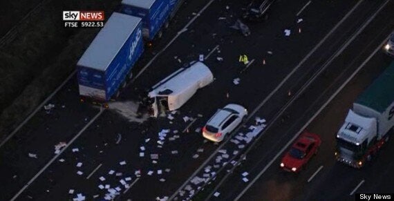 M6 Crash: One Killed And 10 Injured Near Junction 16 In Cheshire ...