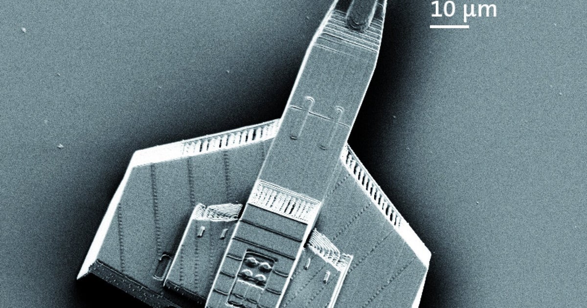 3D Microprinter Builds Spaceship Thinner Than A Human Hair In 50 ...
