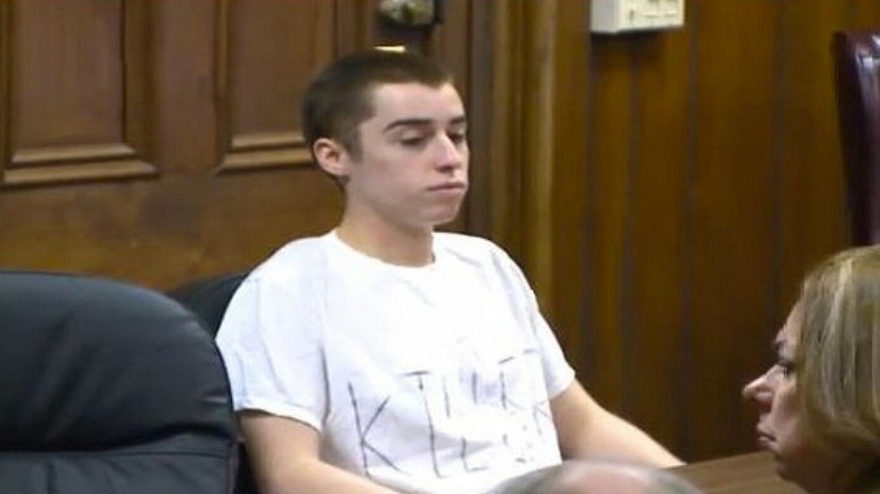 T J Lane Wears T-Shirt Saying 'Killer' At Sentencing For Chardon High ...