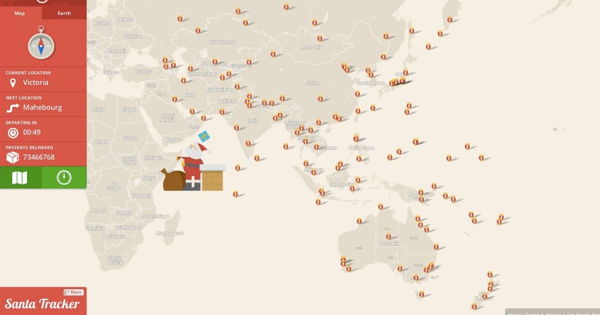 Google Santa Tracker To Compete With Microsoft And Norad's GPS Maps ...