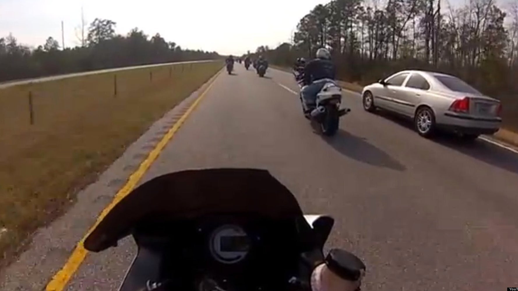 Impatient Driver Overtakes Motorbikes, Pays The Price (VIDEO ...
