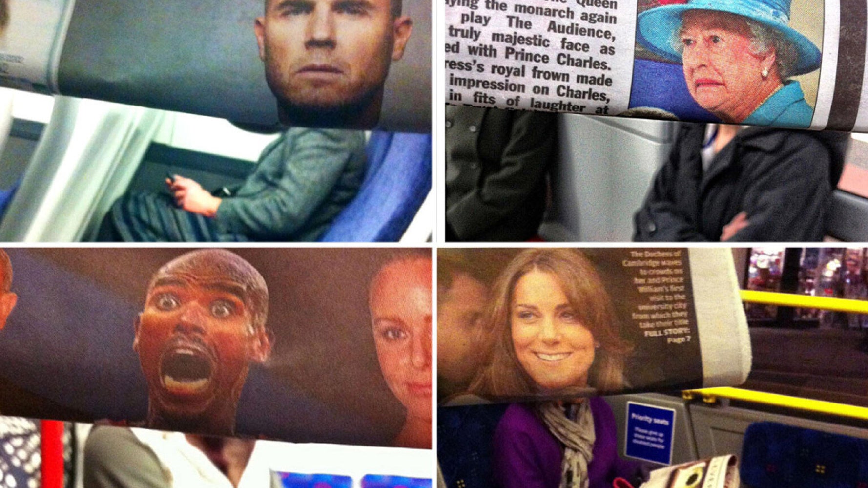 Head Of A Newspaper, Body Of A Commuter (PICTURES) | HuffPost UK Comedy
