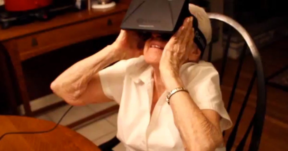 Oculus Rift: 90 Year Old Grandmother Freaks Out Wearing Virtual Reality ...