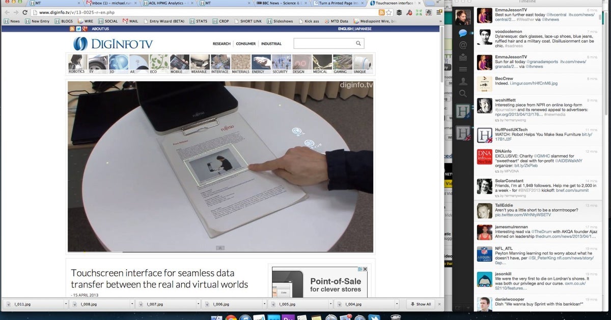Fujitsu Touchscreen Paper Combines Tablets And The Printed Page (VIDEO ...