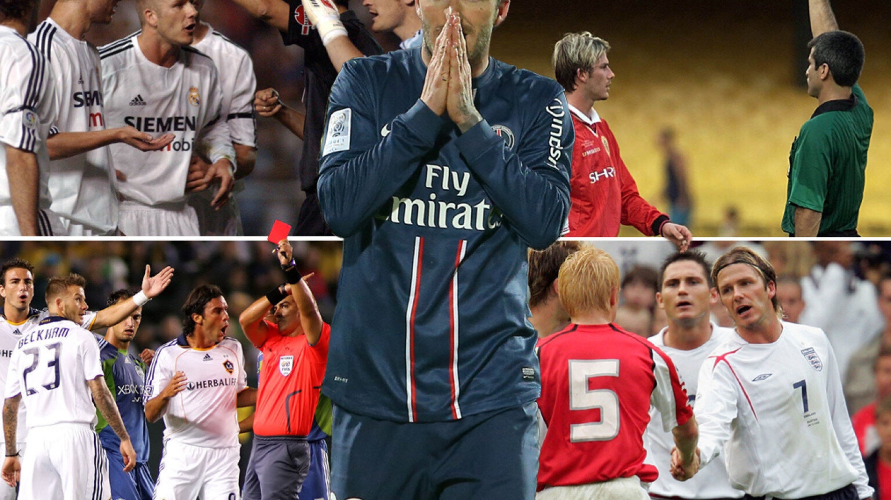 David Beckham Retires: The Red Cards | HuffPost UK Sport