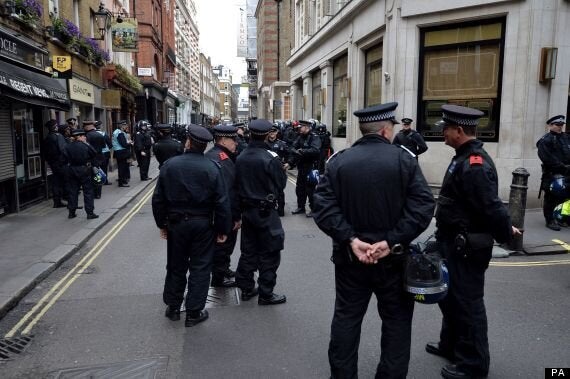 G8 Protests: Riot Police Line London's West End As Group Occupy ...