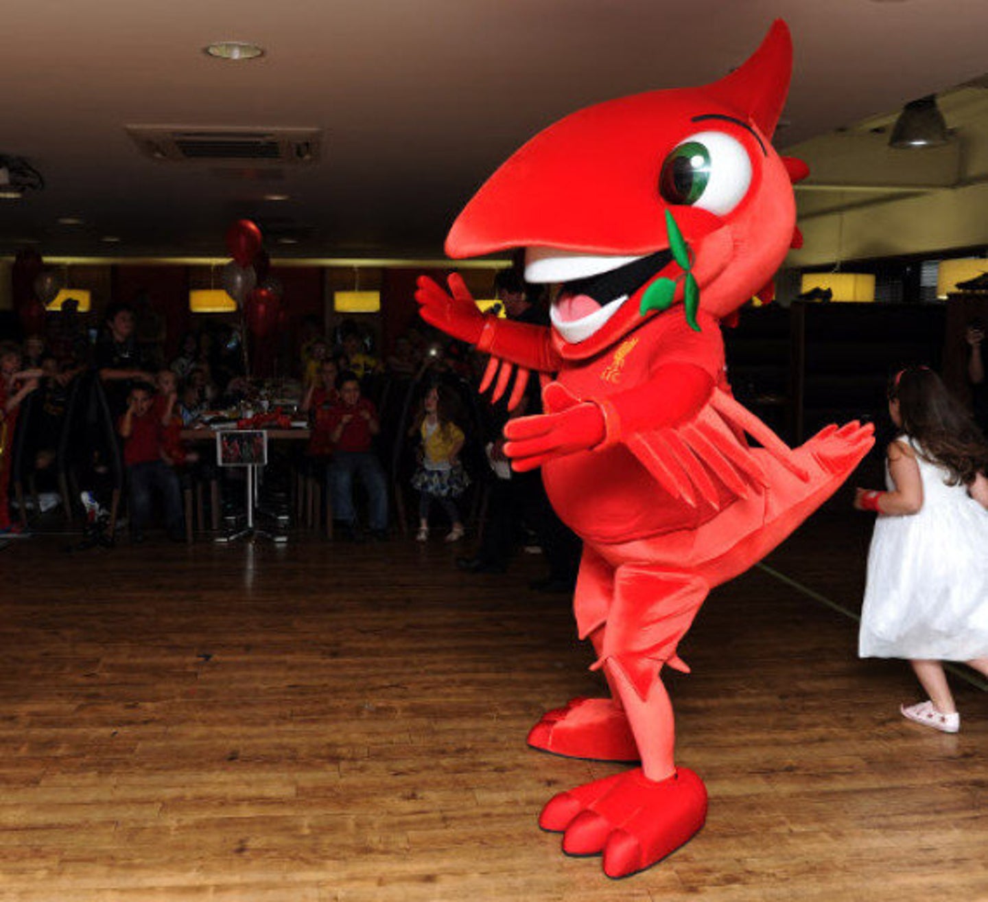 Liverpool FC Mascot 'Mighty Red' Makes An Entrance | HuffPost UK Sport