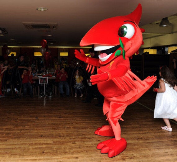 Liverpool FC Mascot 'Mighty Red' Makes An Entrance | HuffPost UK