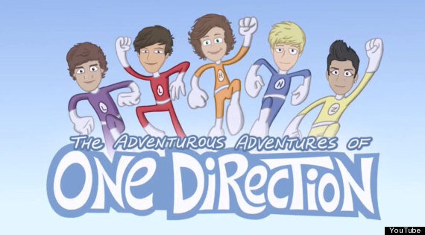 One Direction Turned Into Cartoon Characters In 'The Adventurous ...