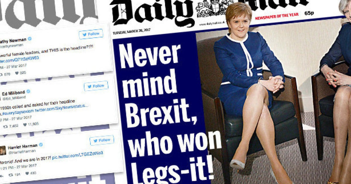 On That 'Legs-It' Headline: The Problem With Saying 'Don't Give The ...