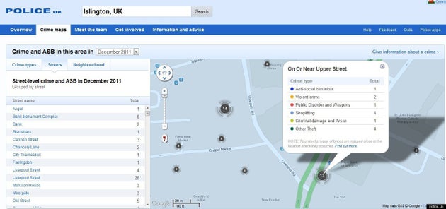 Crime Maps Extended To Reveal Hotspots | HuffPost UK