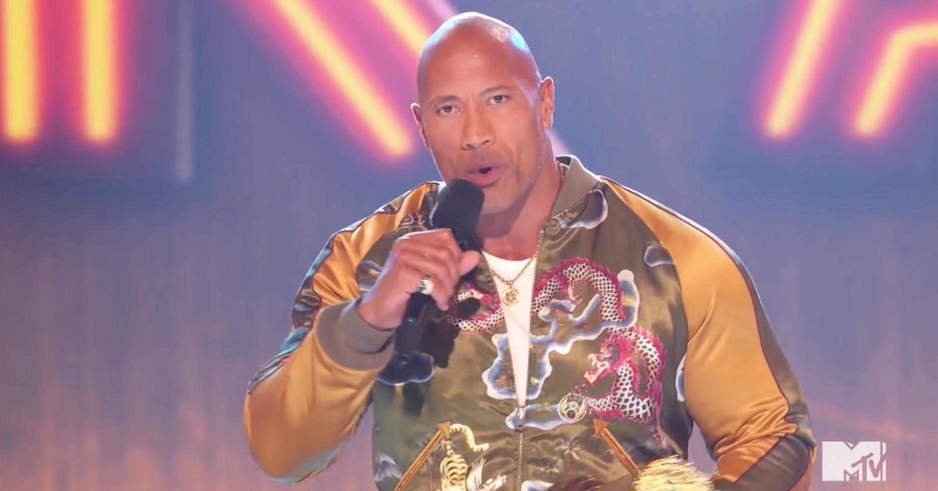 Dwayne 'The Rock' Johnson Celebrates Being Black And Samoan At MTV ...