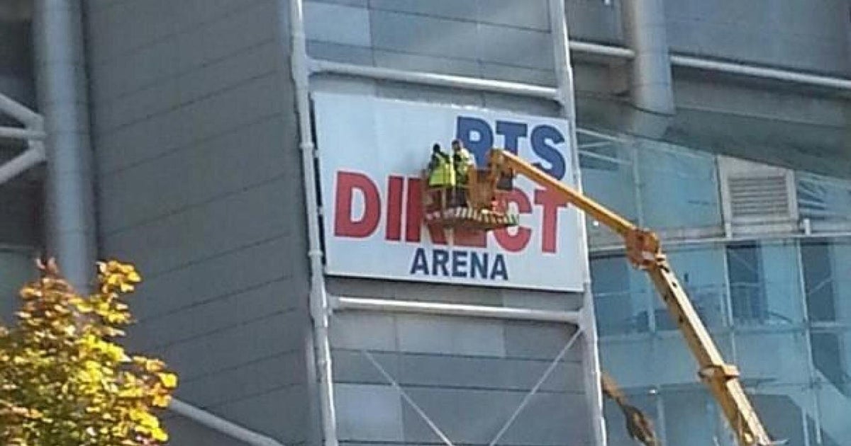 Newcastle United's St James's Park Has Sports Direct Arena Logos ...