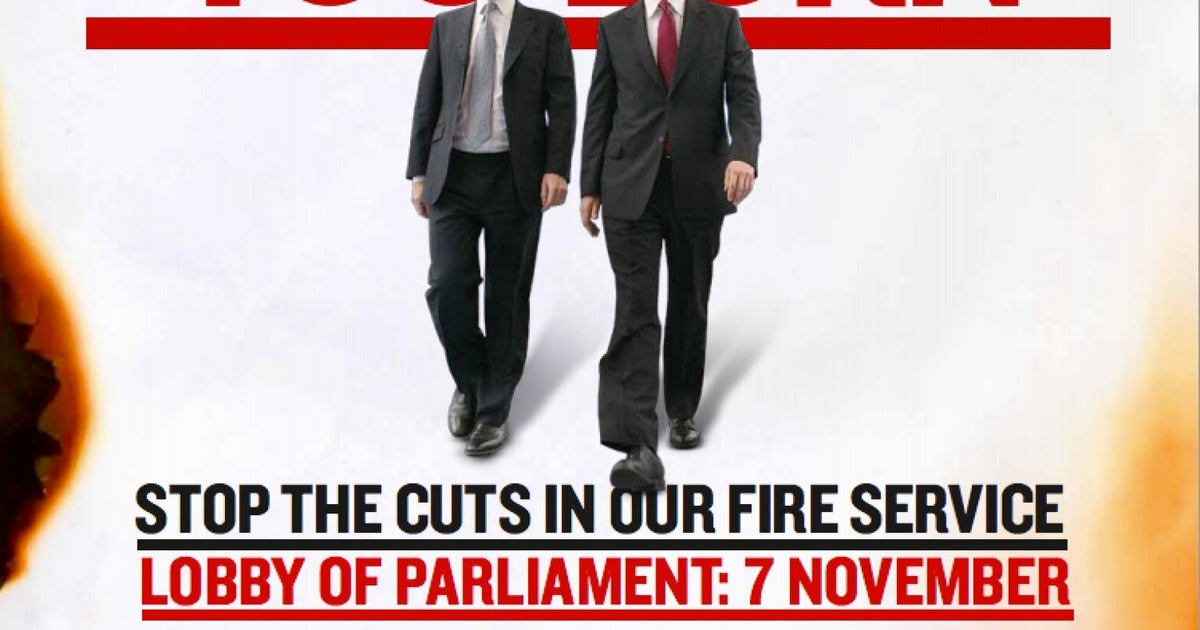 Fire Brigades Union Launches Stark Advertising Campaign Against Cuts ...