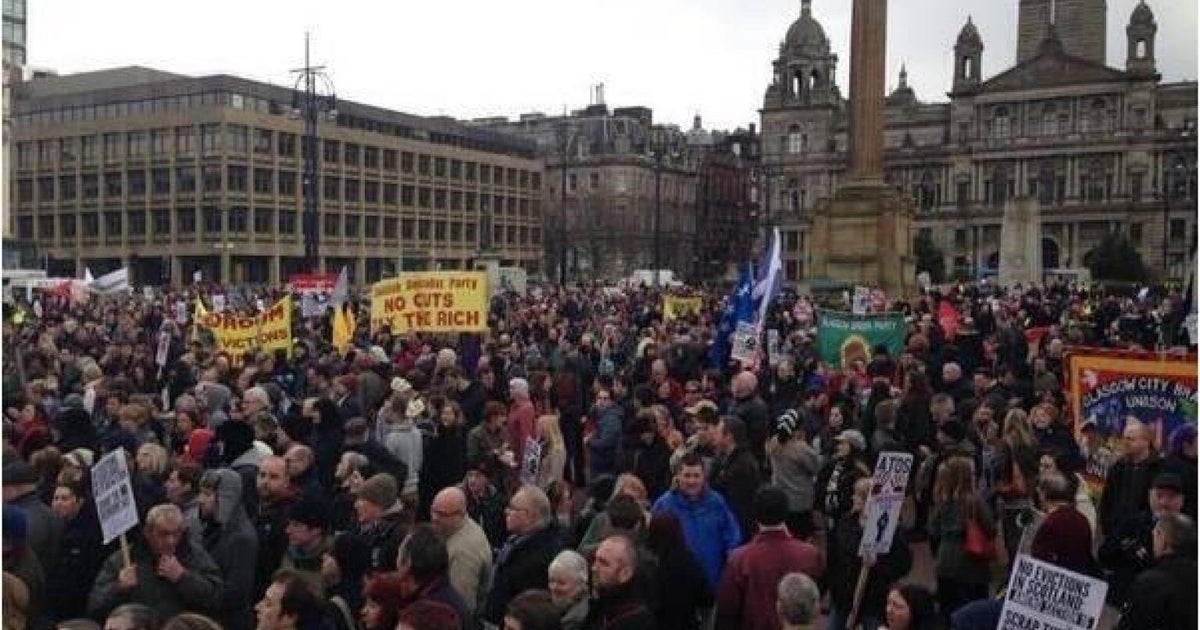 Bedroom Tax Protests Take Place Around The UK (PICTURES) | HuffPost UK News