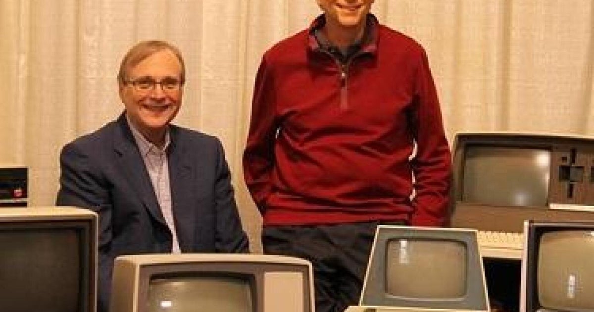 Bill Gates And Paul Allen Recreate Classic Photo From Early Microsoft ...