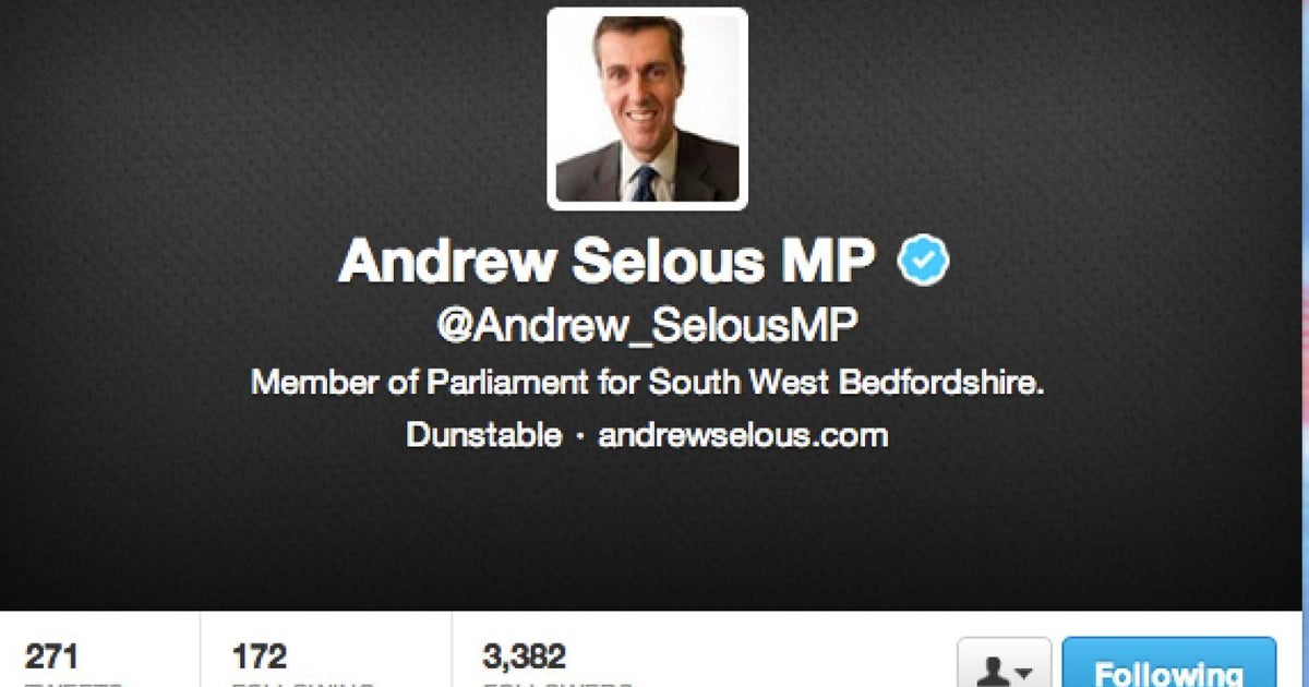 Twitter Gaffe On Benefits Leaves Tory MP Andrew Selous Red-Faced ...
