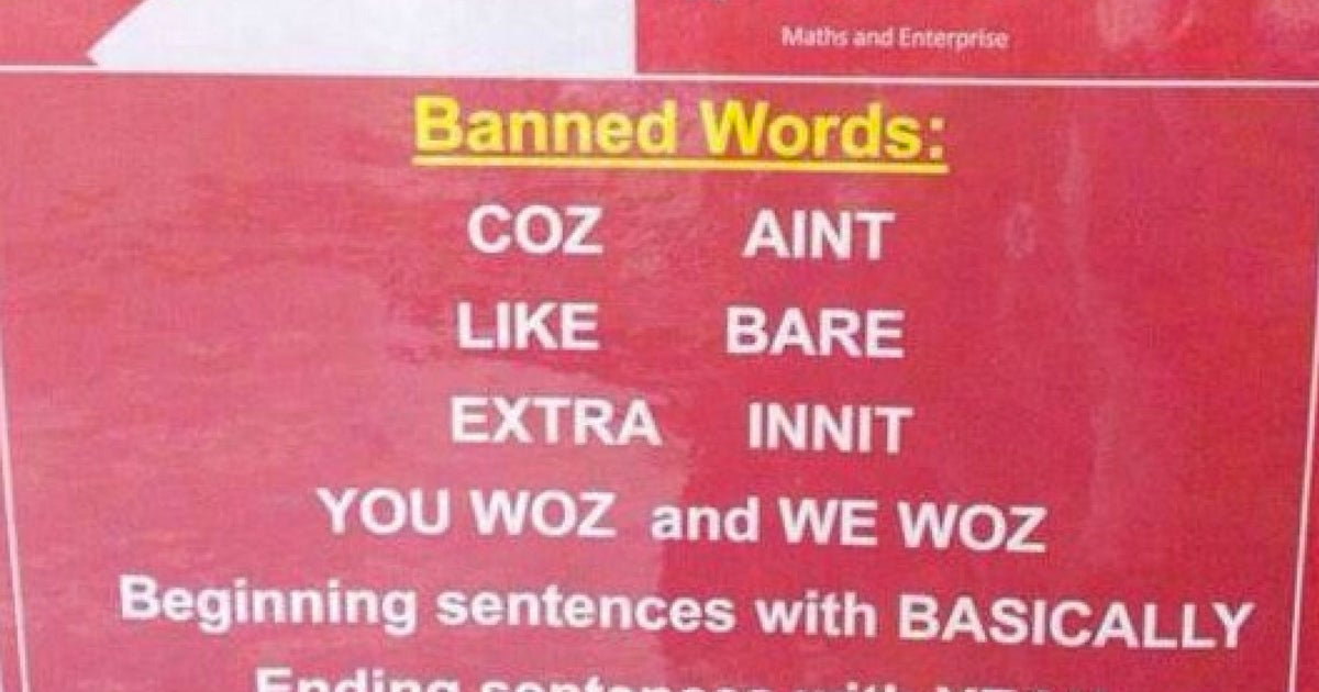 Harris Academy Bans Slang In Urban Language Crackdown | HuffPost UK ...