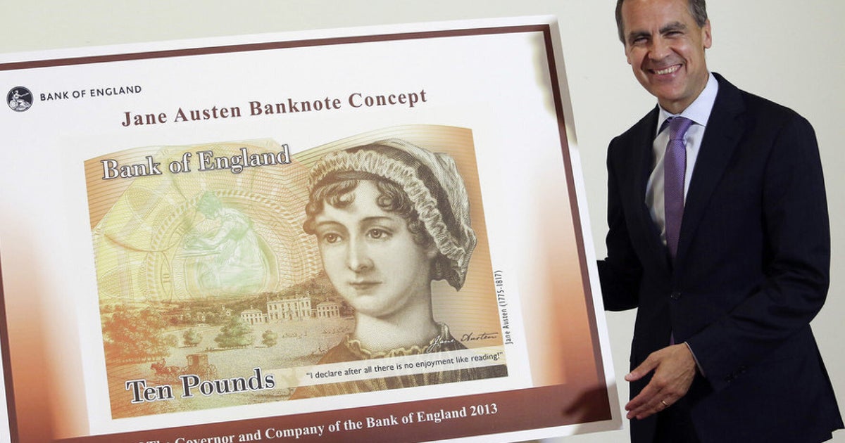 Bank Of England Mulled Horatio Nelson, Edward Jenner As Jane Austen ...