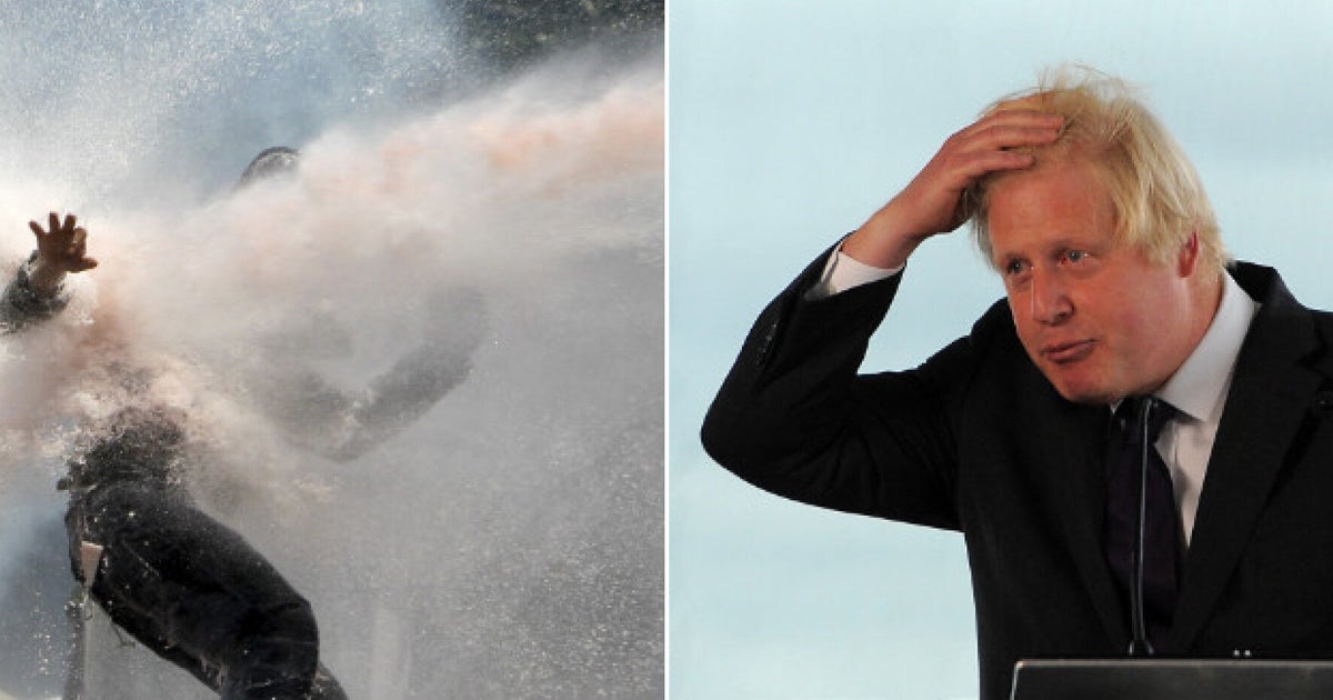 Boris Spends £90,000 On Water Cannons - Despite Government Yet To Agree ...