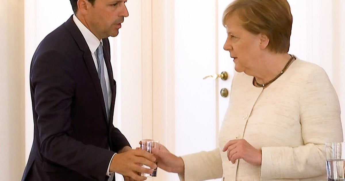 German Chancellor Angela Merkel Seen Visibly Shaking For The Second ...