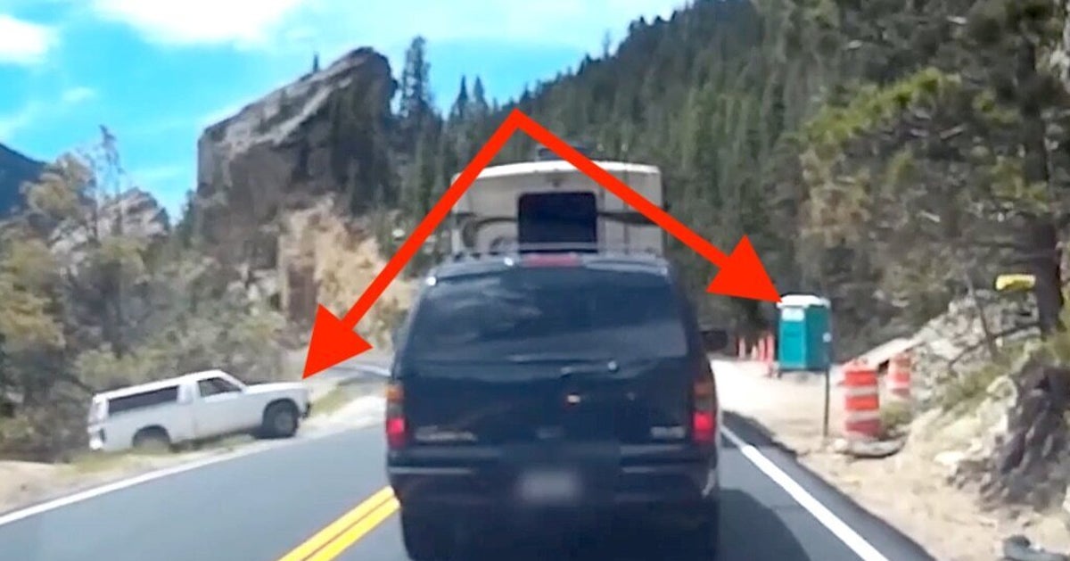 Port-A-Potty Pit Stop Goes Horribly Wrong In Wild Scene Caught On ...