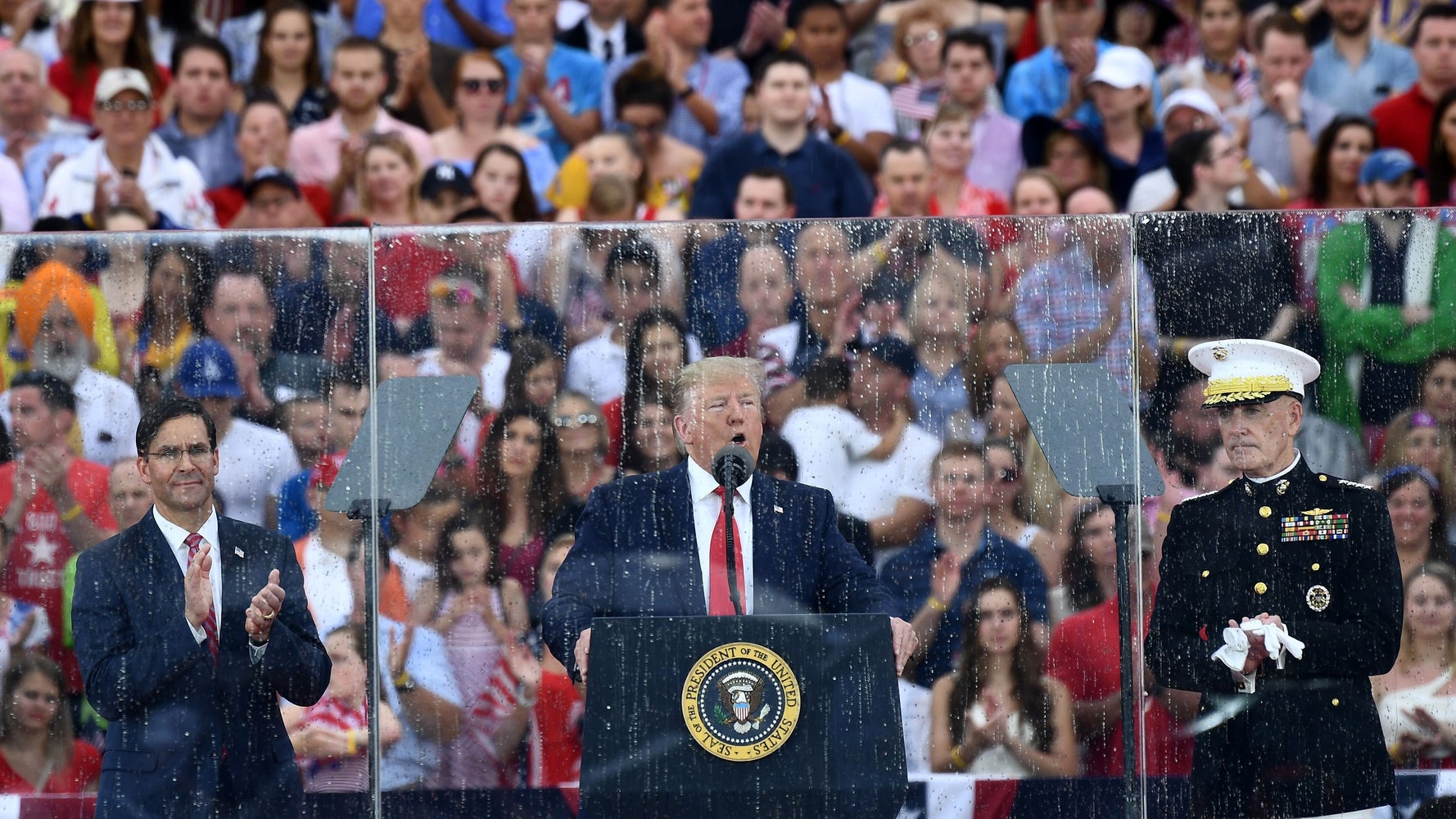 Afternoon Downpour Drenches Washington Ahead Of Trump's July Fourth ...
