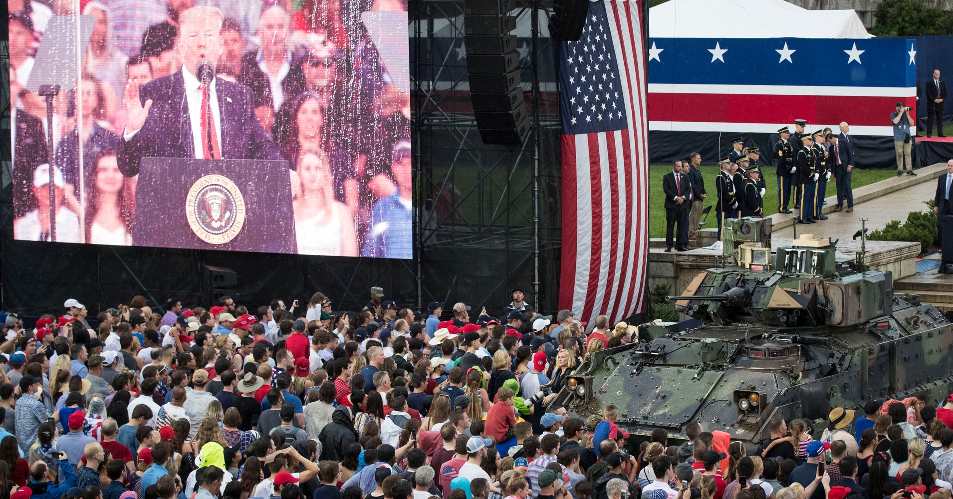 President Whose ‘Bone Spurs’ Kept Him Out Of War Finally Gets His Tank ...