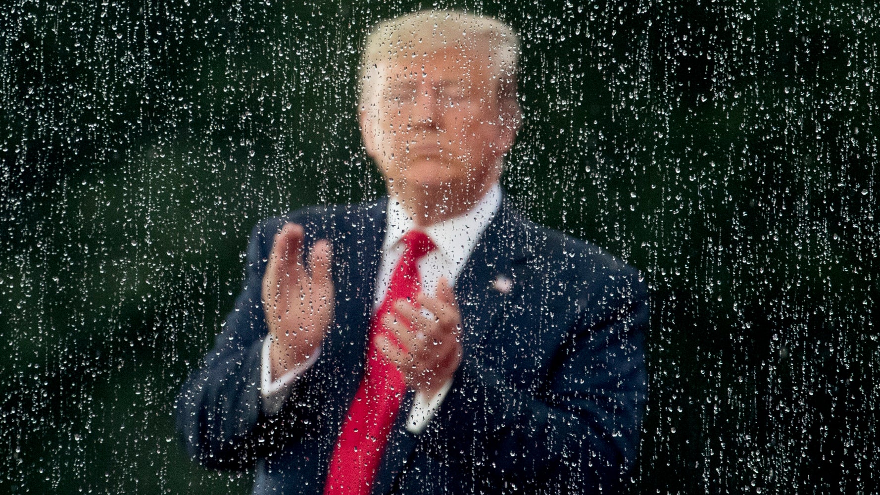 Trump Gets Soaked By Twitter Jokes As Rains Drench His 4th Of July ...