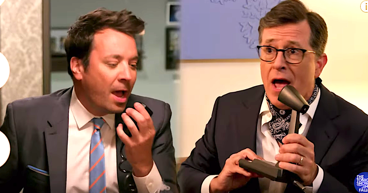Jimmy Fallon, Stephen Colbert Spoof That 'Stranger Things' Duet ...