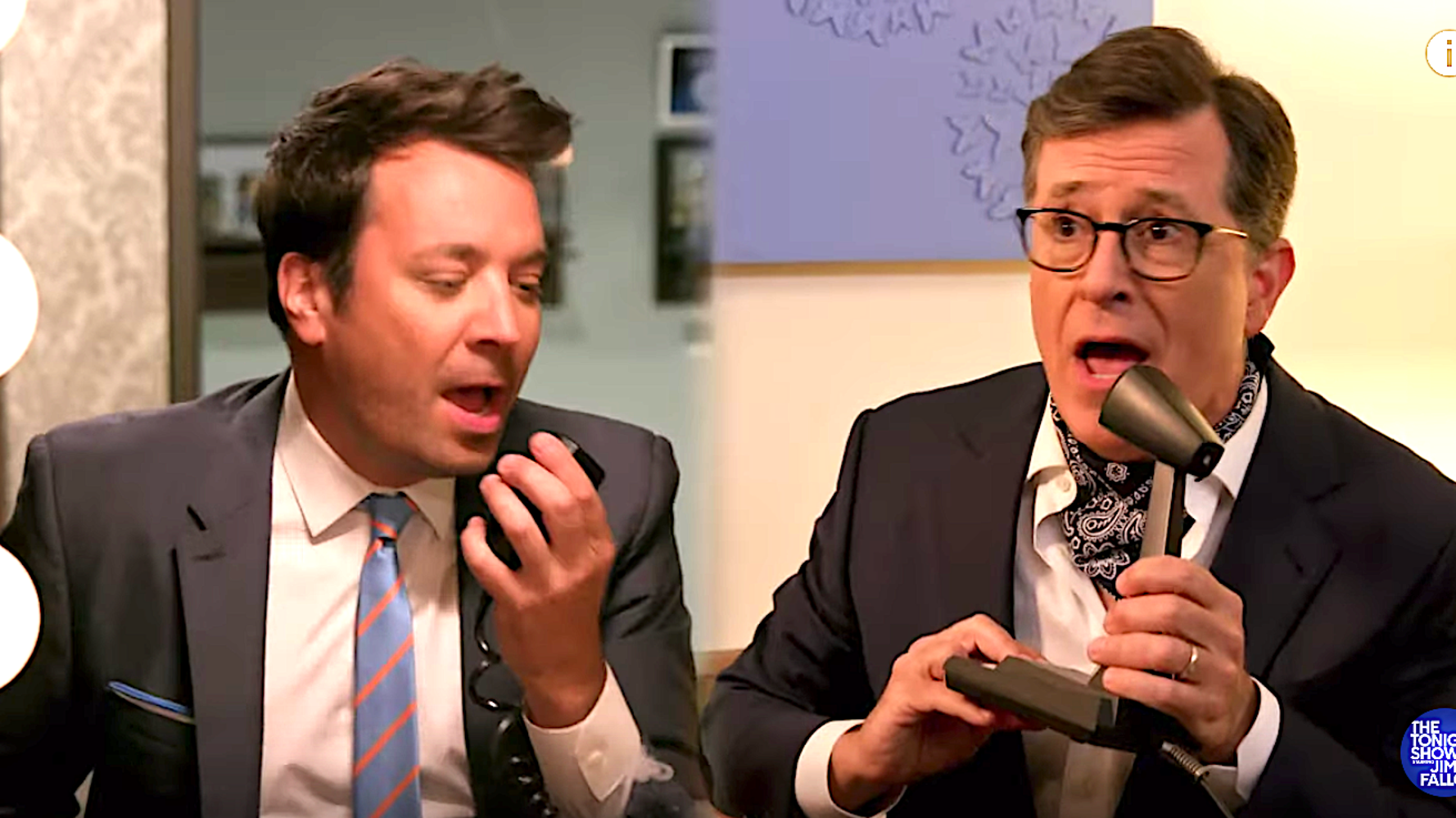 Jimmy Fallon, Stephen Colbert Spoof That 'Stranger Things' Duet ...