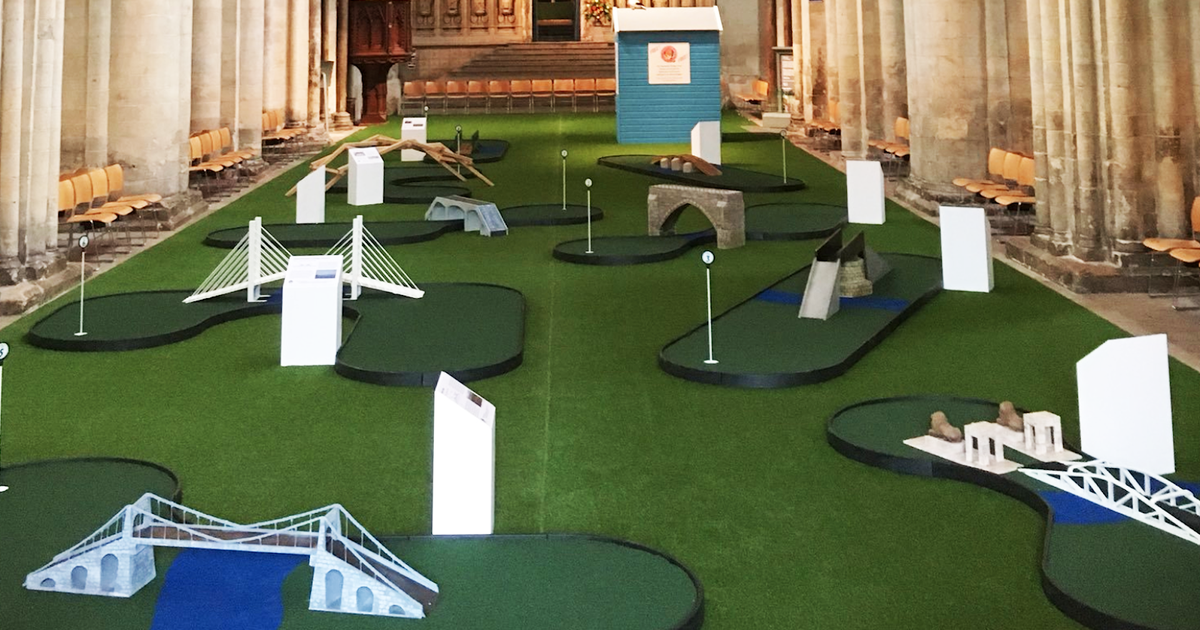 Mini-Golf Course Opens In Kent Cathedral | HuffPost UK News