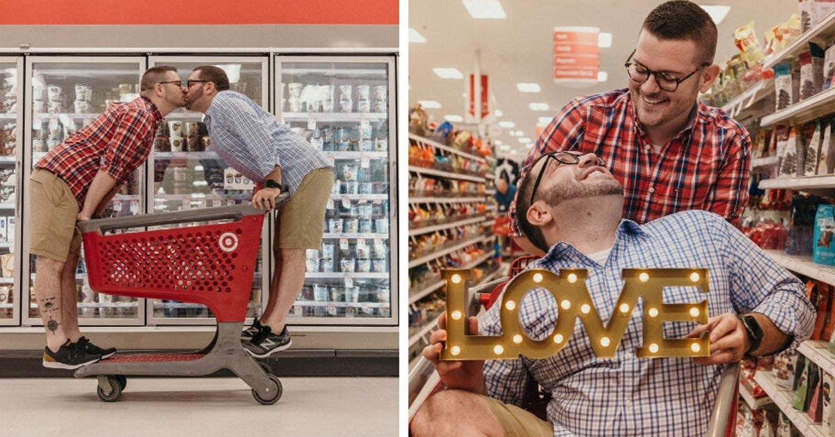 Couple Takes Engagement Photos At Target Because Why Not | HuffPost Life