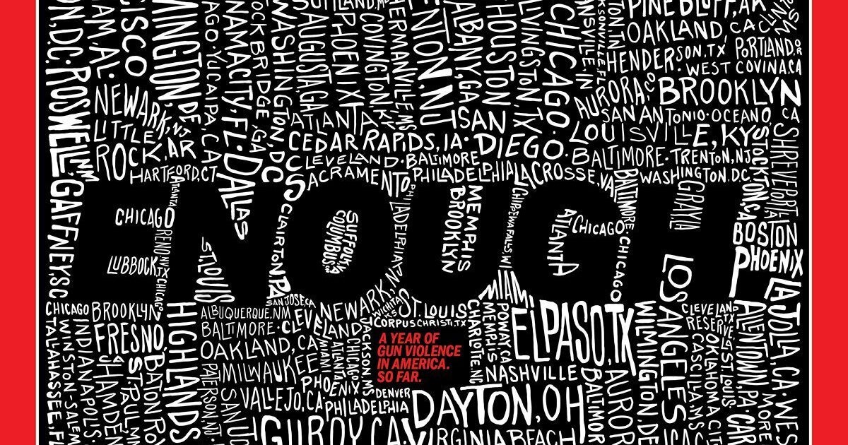 New Time Magazine Cover Shows 'Frightening Portrait' Of Gun Violence In ...