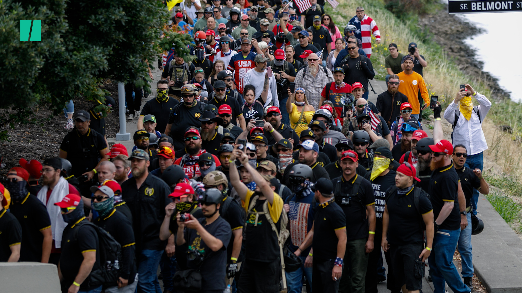 Proud Boys Rally Ends Early | HuffPost Videos