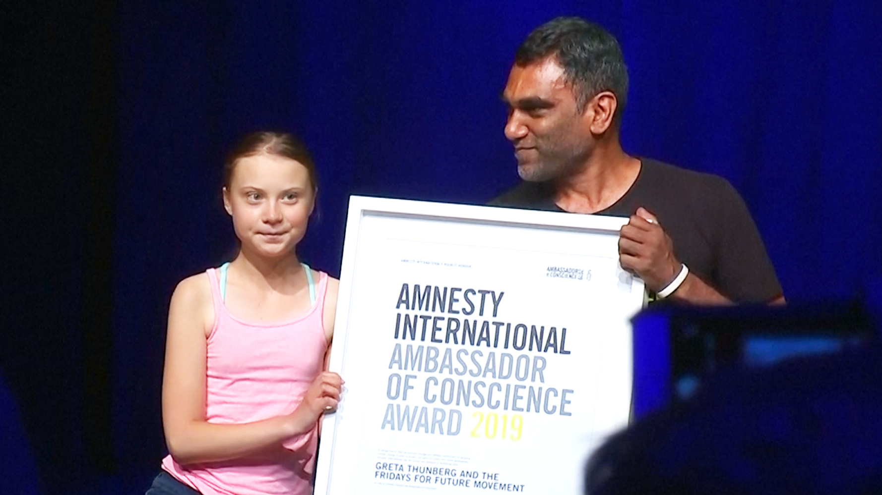 Greta Thunberg Receives Amnesty International Award For Climate ...