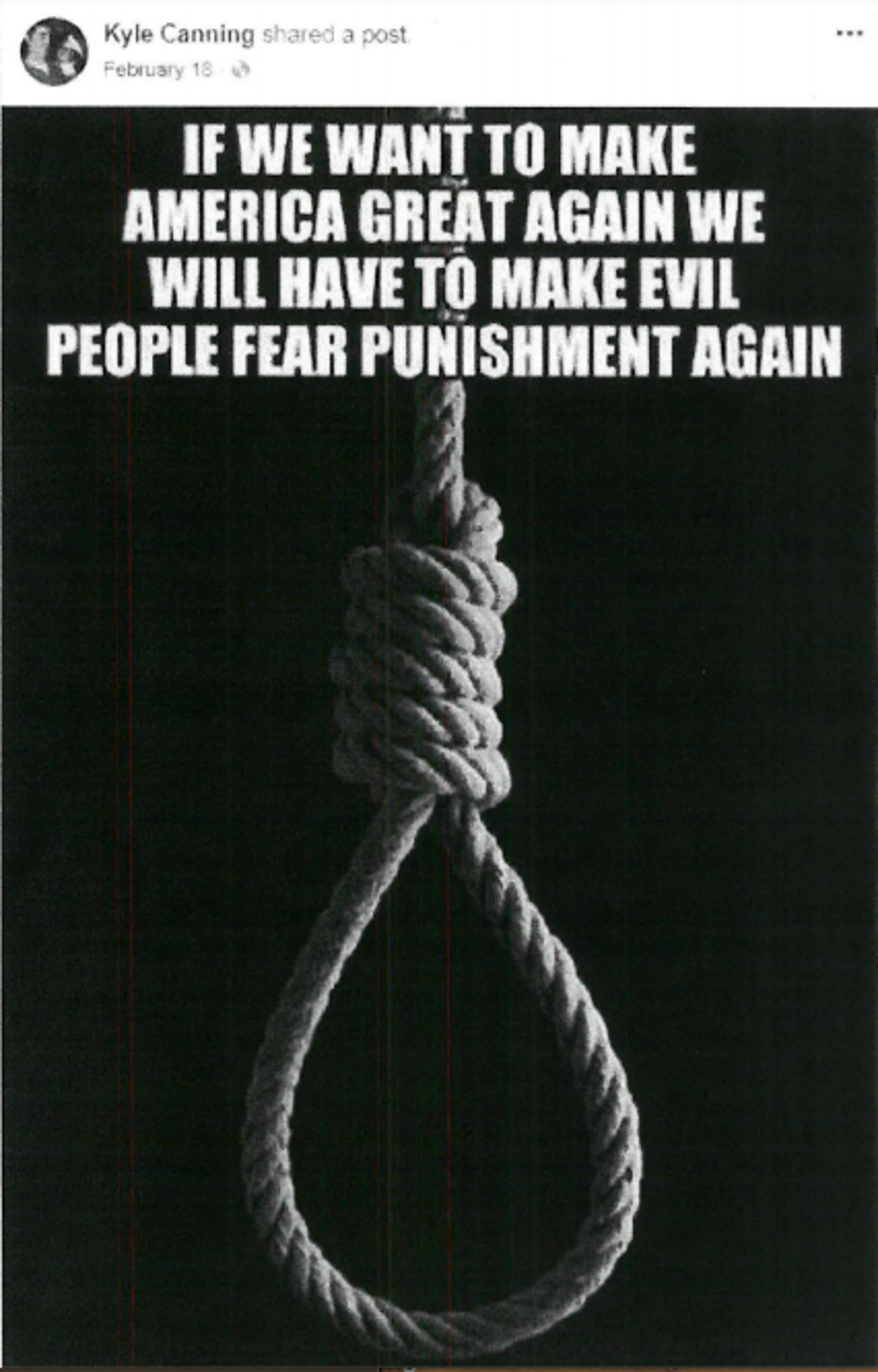 Judge Resigns After Sharing Image Of Noose In 'Make America Great Again ...