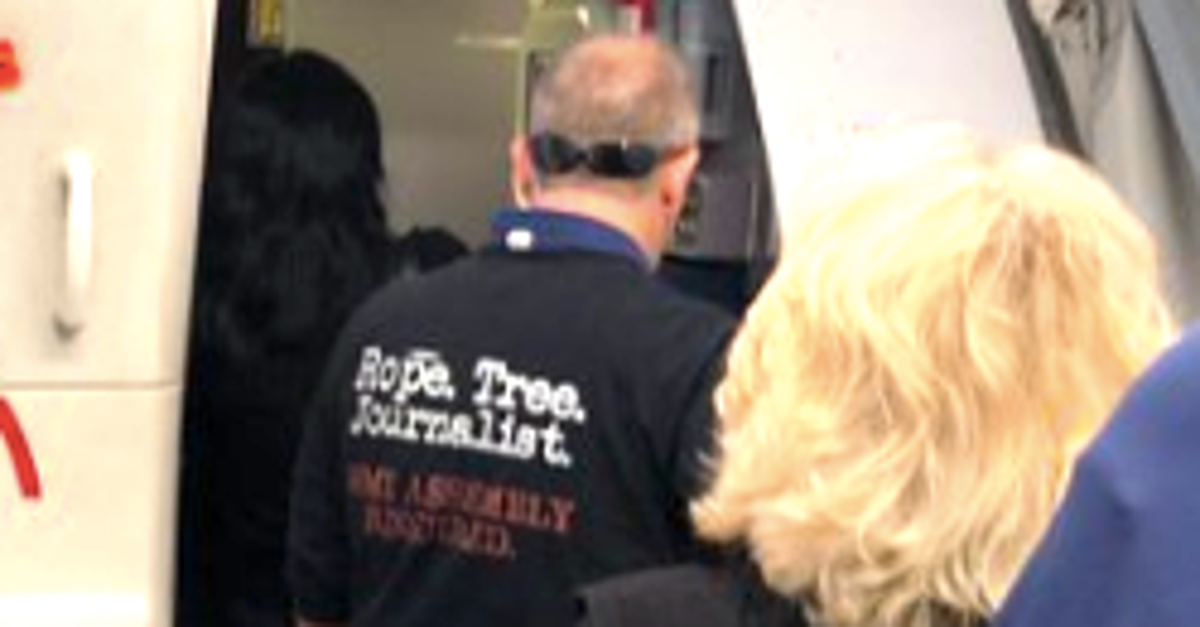 United Allows Traveller Wearing 'Rope, Tree, Journalist' Shirt To Fly ...