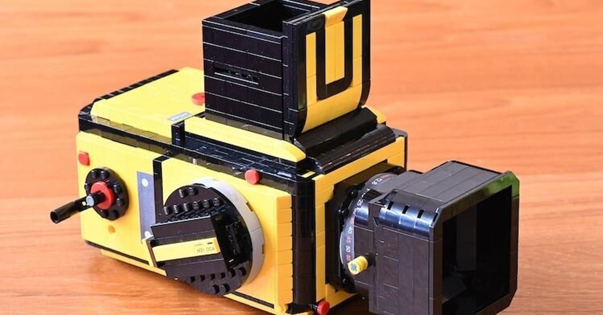 Μία πλήρως λειτουργική φωτογραφική μηχανή Hasselblad από Lego ...