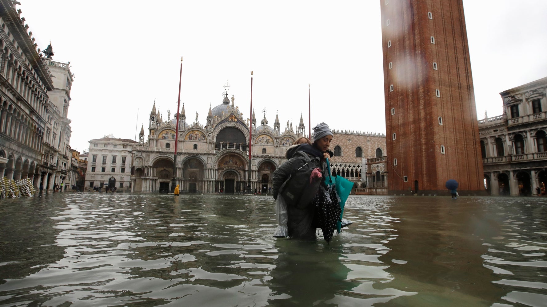 Venice Mayor Blames Climate Change As Italian City Inundated By Highest ...