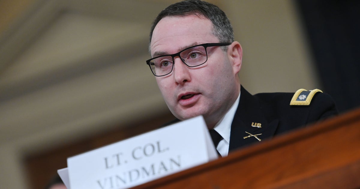 Alexander Vindman Sends His Dad A Message During Impeachment Inquiry ...