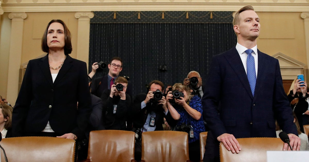 Fiona Hill, David Holmes Testify In Trump Impeachment Inquiry Hearing ...