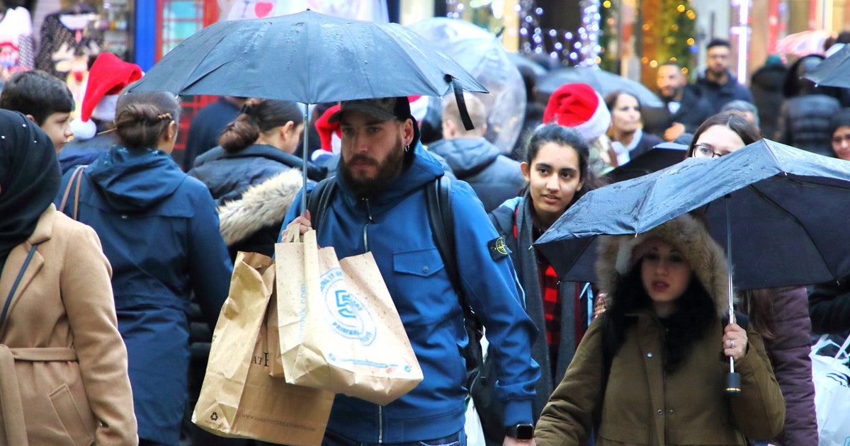 Boxing Day Weather Sales Shoppers Face Heavy Rain Across Parts Of The