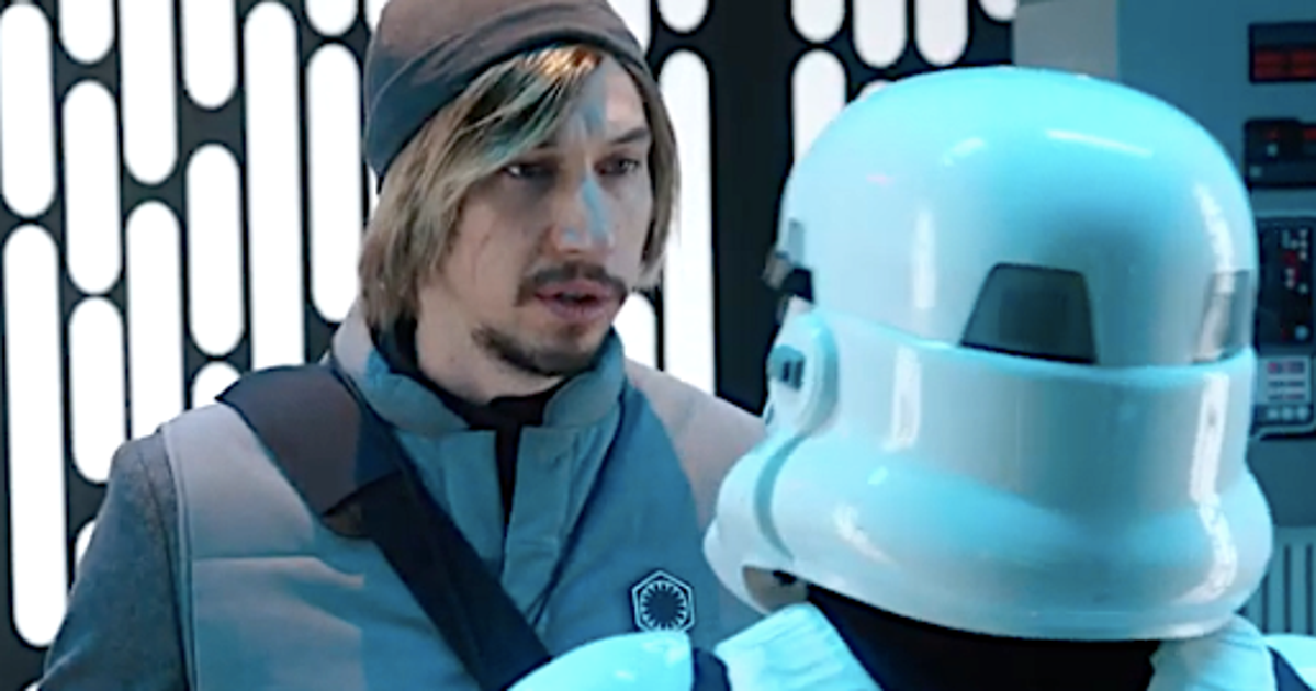 Adam Driver's Kylo Ren Goes Undercover As Nerdy Intern On 'Saturday ...