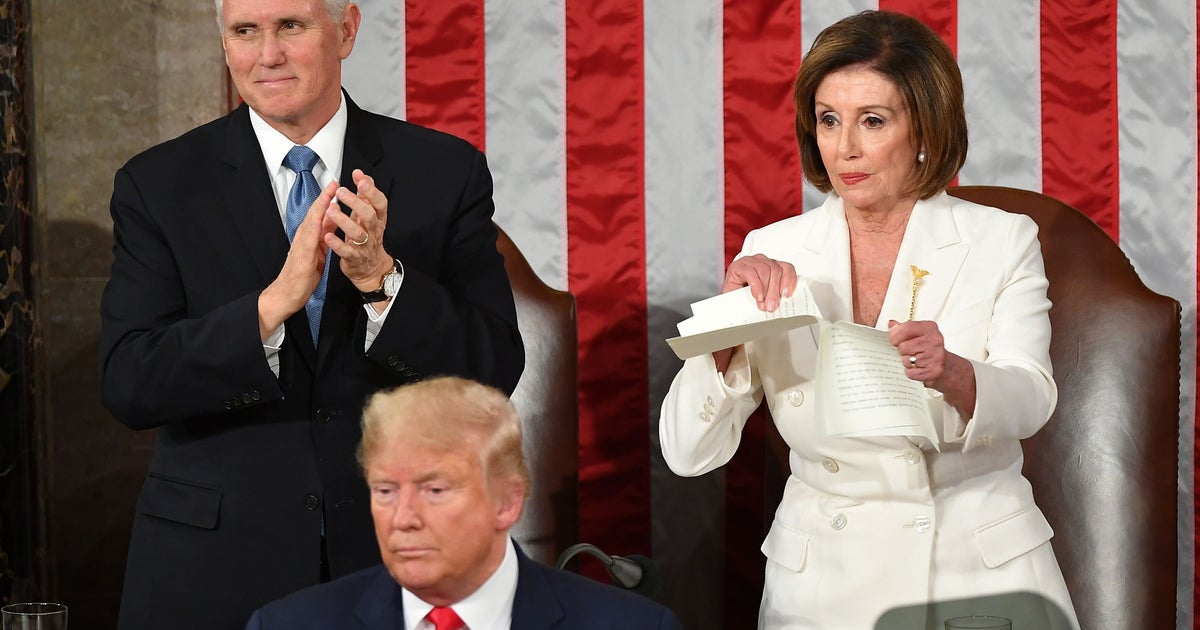 Nancy Pelosi Rips Up Trump’s State Of The Union Speech | HuffPost ...