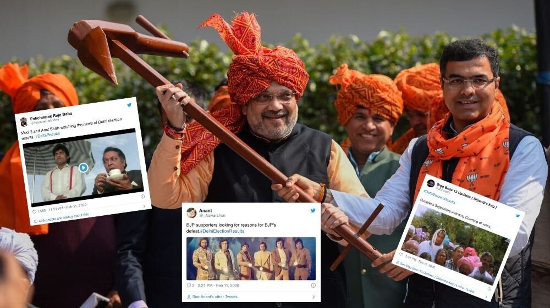 Delhi Election Results: Twitter Users Make Fun Of BJP's Divisive Agenda ...