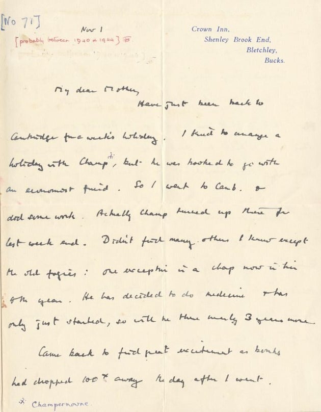 Wartime Codebreaker Alan Turing’S School Report Goes On Show At Museum ... Wartime Codebreaker Alan Turing’S School Report Goes On Show At Museum ...