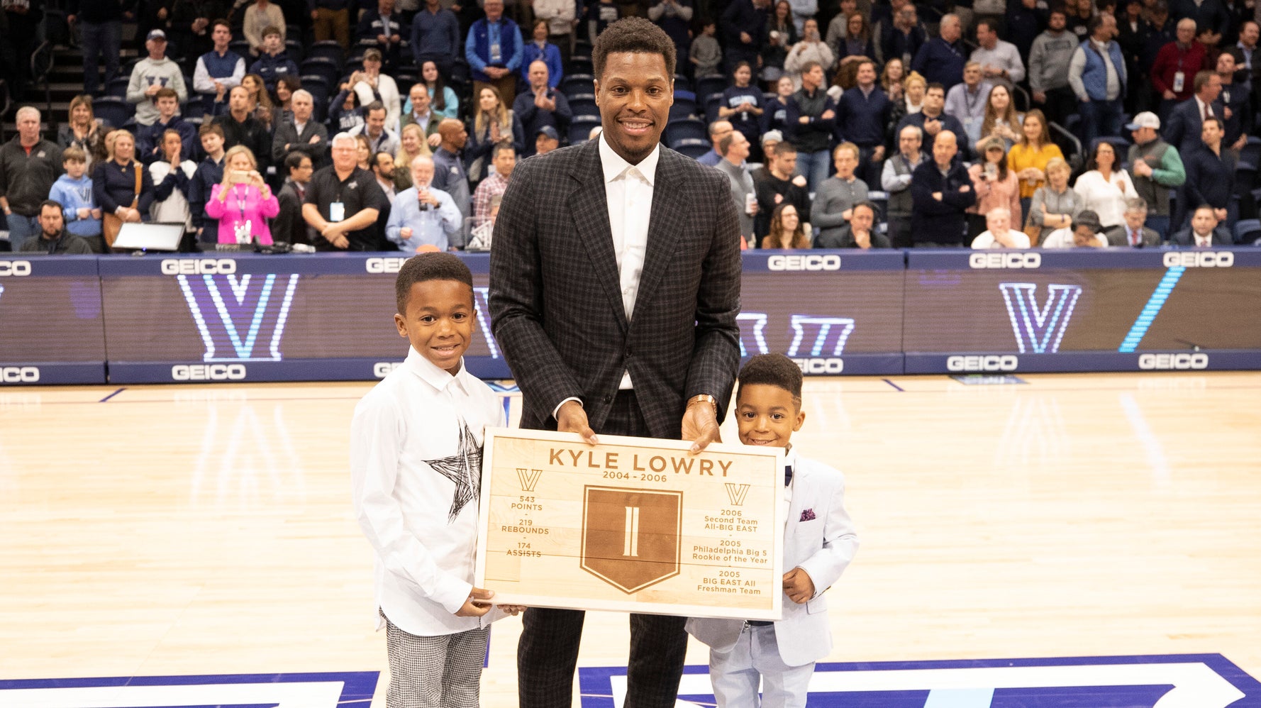 Kyle Lowry's Sons Karter And Kameron Melt Hearts On And Off The Court ...
